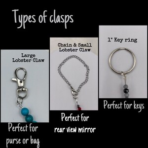 Purple Crystal Keychain, Sun Catcher, Rear View Mirror Charm, Purse ...