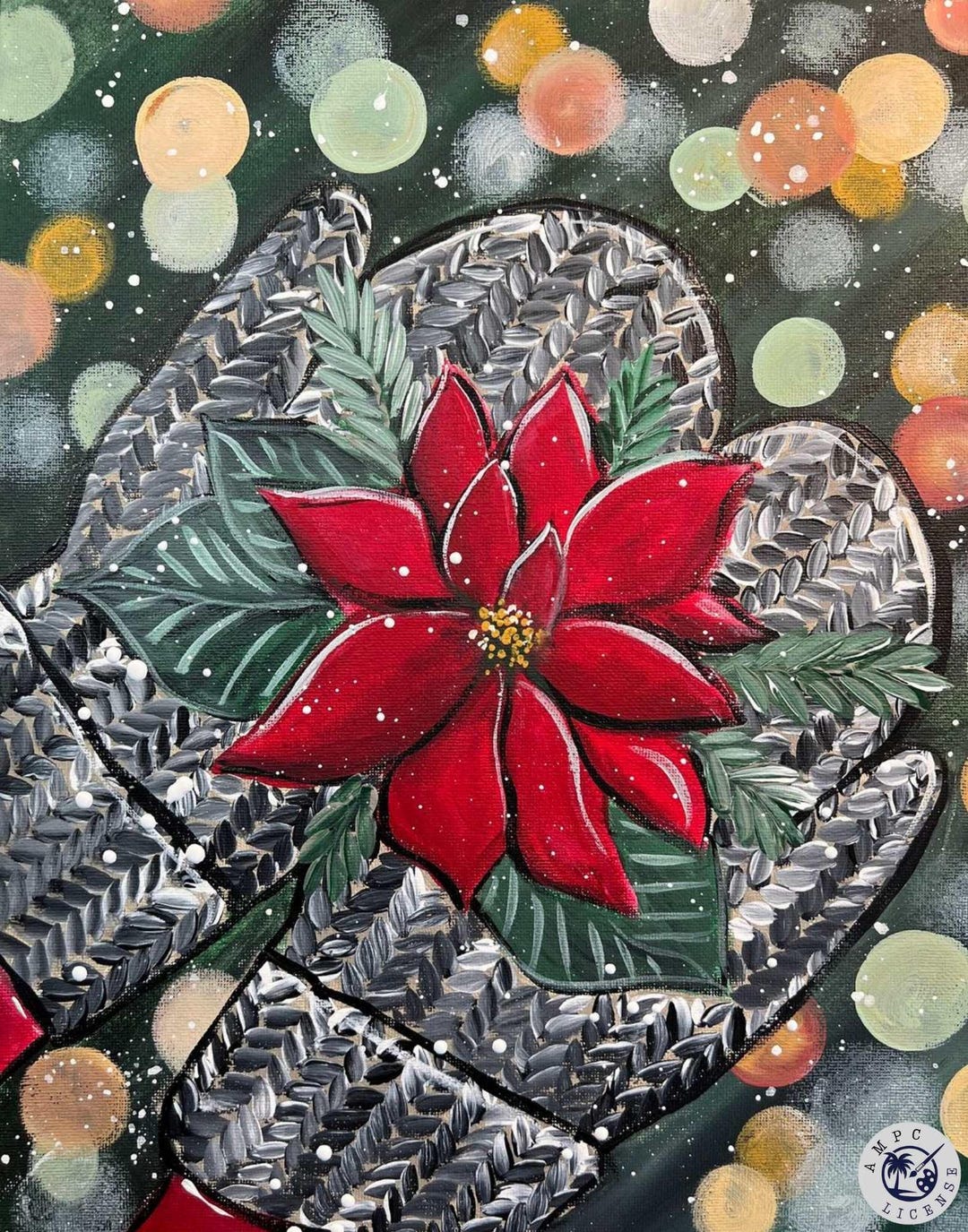 NEW - Winter Mittens Painting Kit - Paint Your Own - Hand-drawn ...