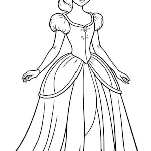10 Magical Princess Colouring Pages – Printable Digital Download - Etsy