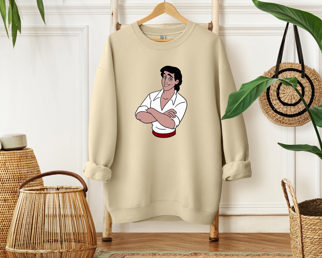 Disney Prince Eric Sweatshirt, Disney Prince Sweatshirt, Prince Hoodie ...