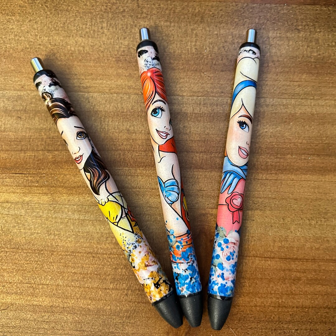 Princess Pens Set of 3 - Etsy