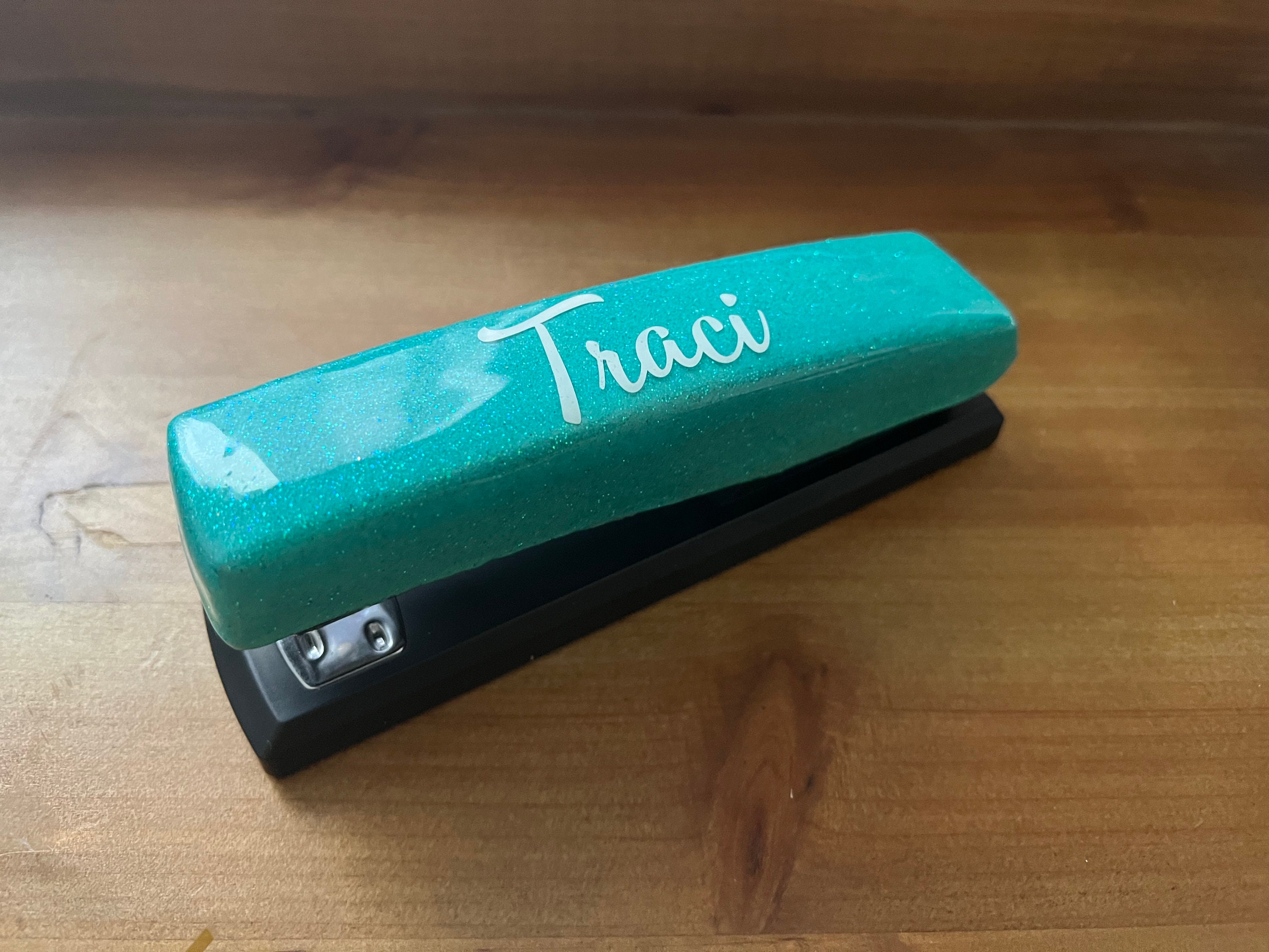Personalize Glitter Stapler, Tape Dispenser, Glitter Pen - Etsy