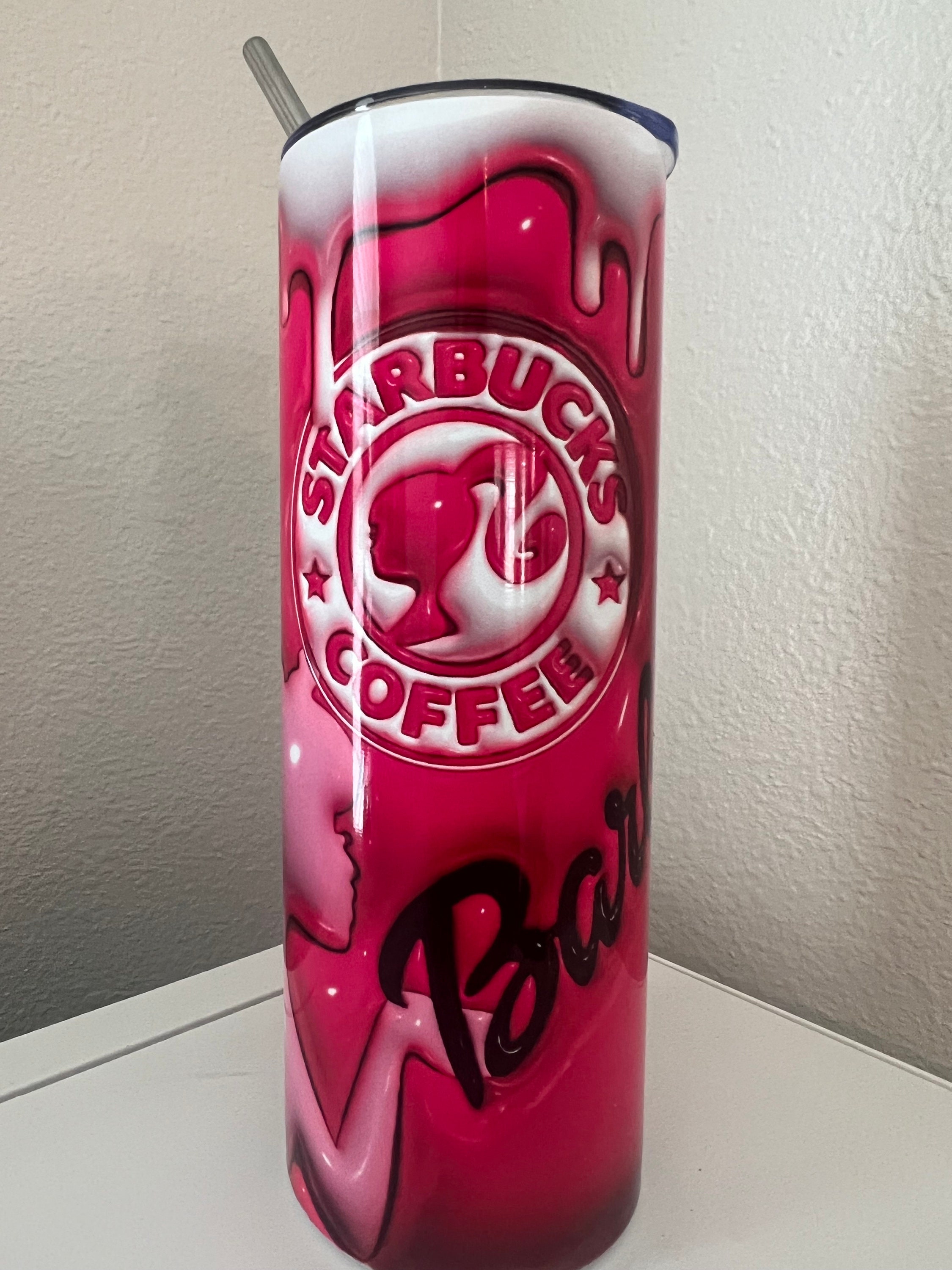 Barbie 3d 20oz Tumbler Etsy