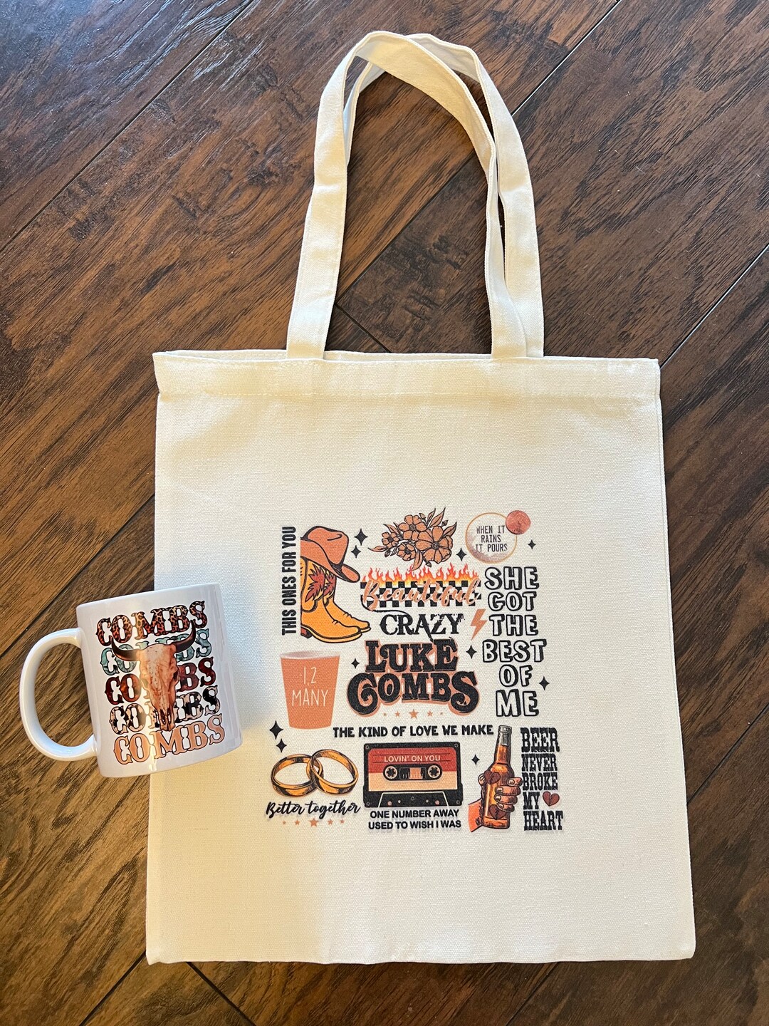Luke Combs Mug and Tote Bag - Etsy