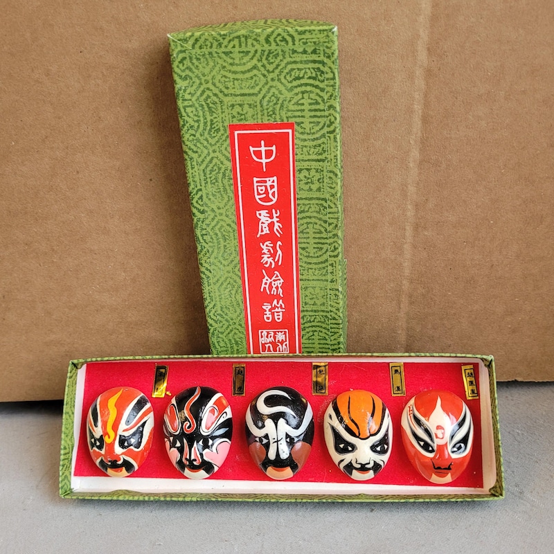 Chinese Opera Masks - Etsy
