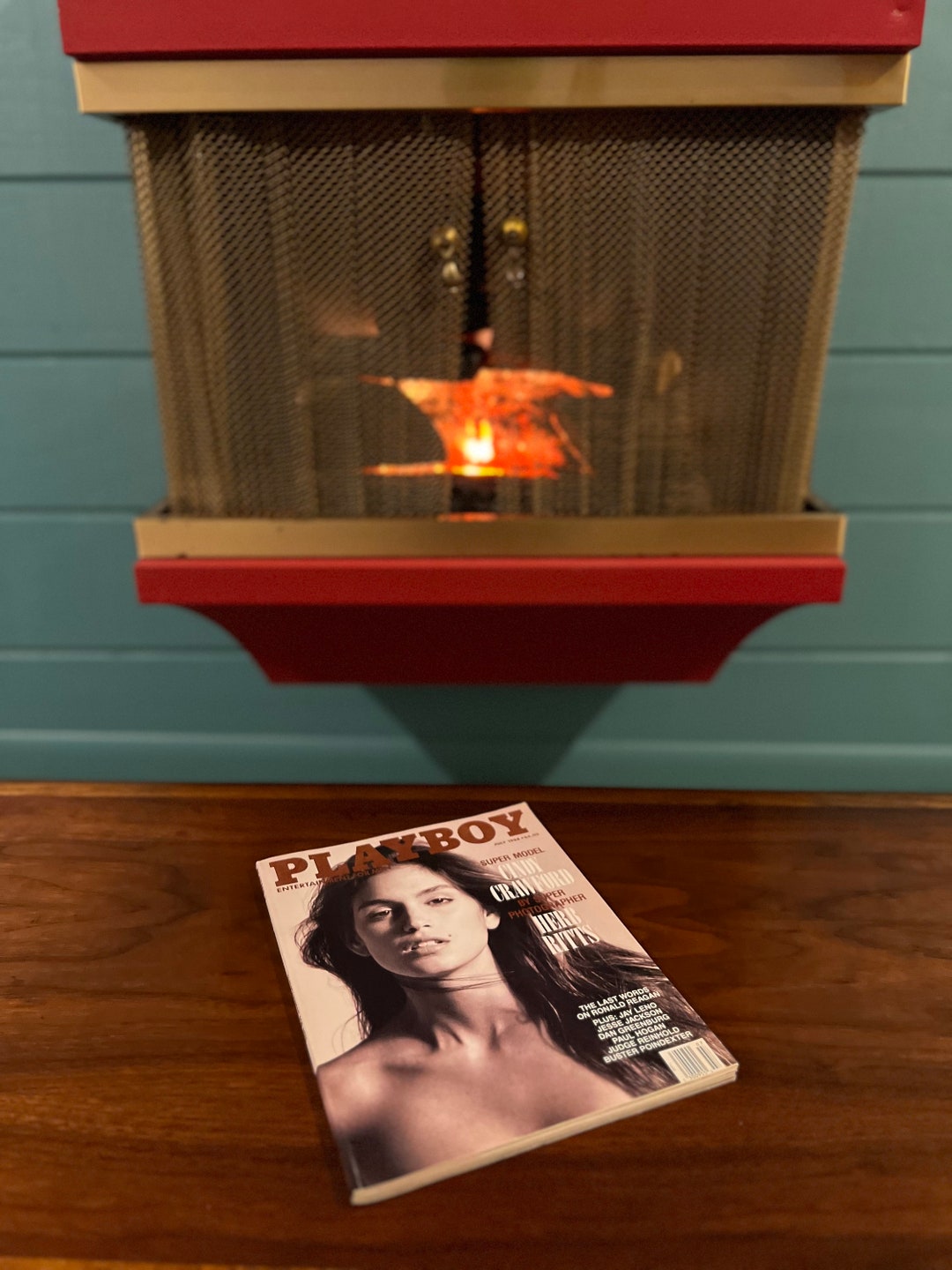 July 1988 Playboy. Supermodel Cindy Crawford. - Etsy