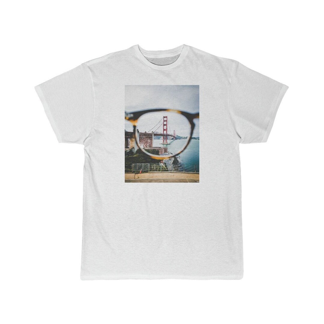 Graphic Shirt San Francisco Apparel Golden Gate Bridge Short - Etsy