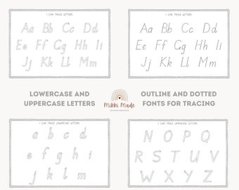 Letter Tracing | Queensland State Font | Alphabet Tracing | Printable ...