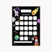 Printable Space Reward Chart | Space Sticker Chart | Kids Reward Chart ...