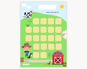 Printable Horse Reward Chart | Kids Behaviour Chart | Sticker Reward ...