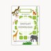Printable Jungle Reward Chart | Jungle Sticker Chart | Kids Reward ...