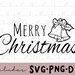 Merry Christmas Digital Download. Including SVG, PNG & DXF Files. - Etsy
