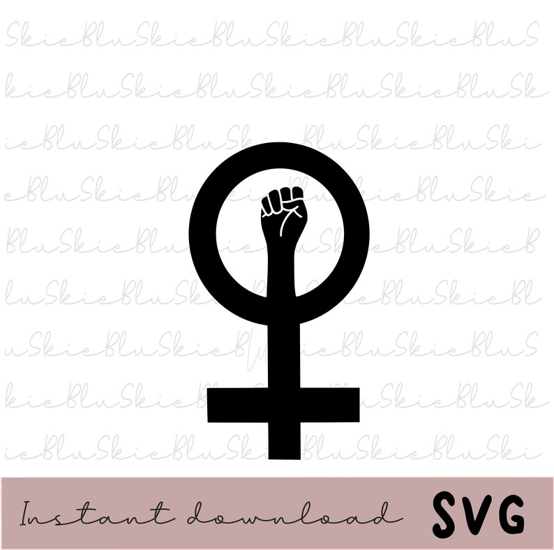 Female Empowerment Symbol SVG File Digital Download - Etsy