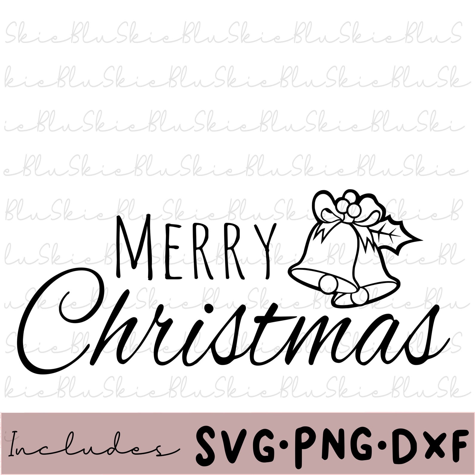 Merry Christmas Digital Download. Including SVG, PNG & DXF Files. - Etsy