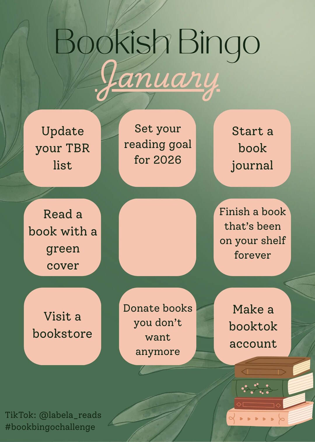 Book Bingo Cards - Etsy