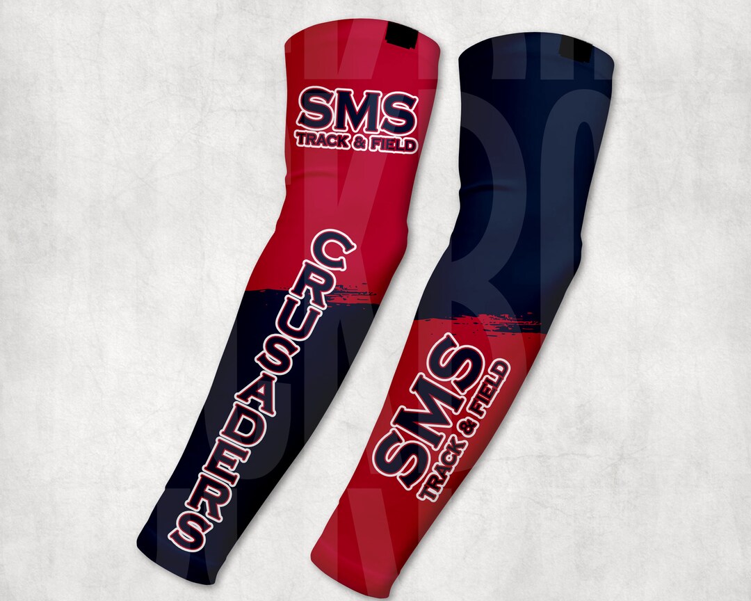 Crusaders Athletic Arm Sleeve Custom Baseball Softball Basketball ...