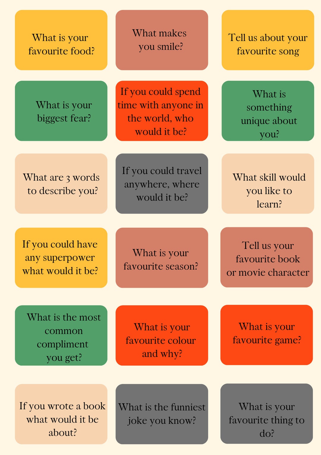 Box of Truth Printable Cards - Etsy