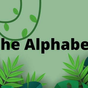 Jungle Alphabet Printable - Etsy