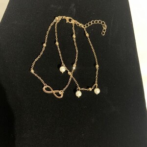 Double Layer Bohemia Infinity Shaped Dangling Ankle Bracelet Foot Chain Anklet - Etsy