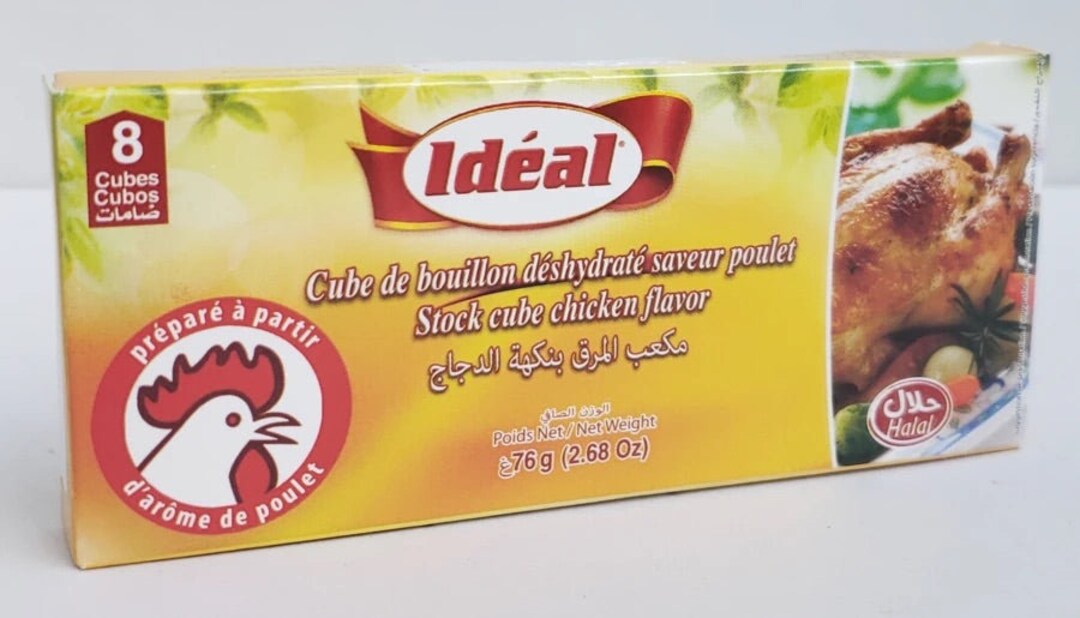Halal IDEAL Broth Chicken 8 Cubes - Etsy