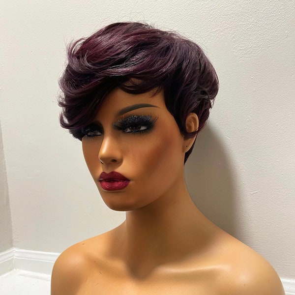Pixie Wig - Etsy