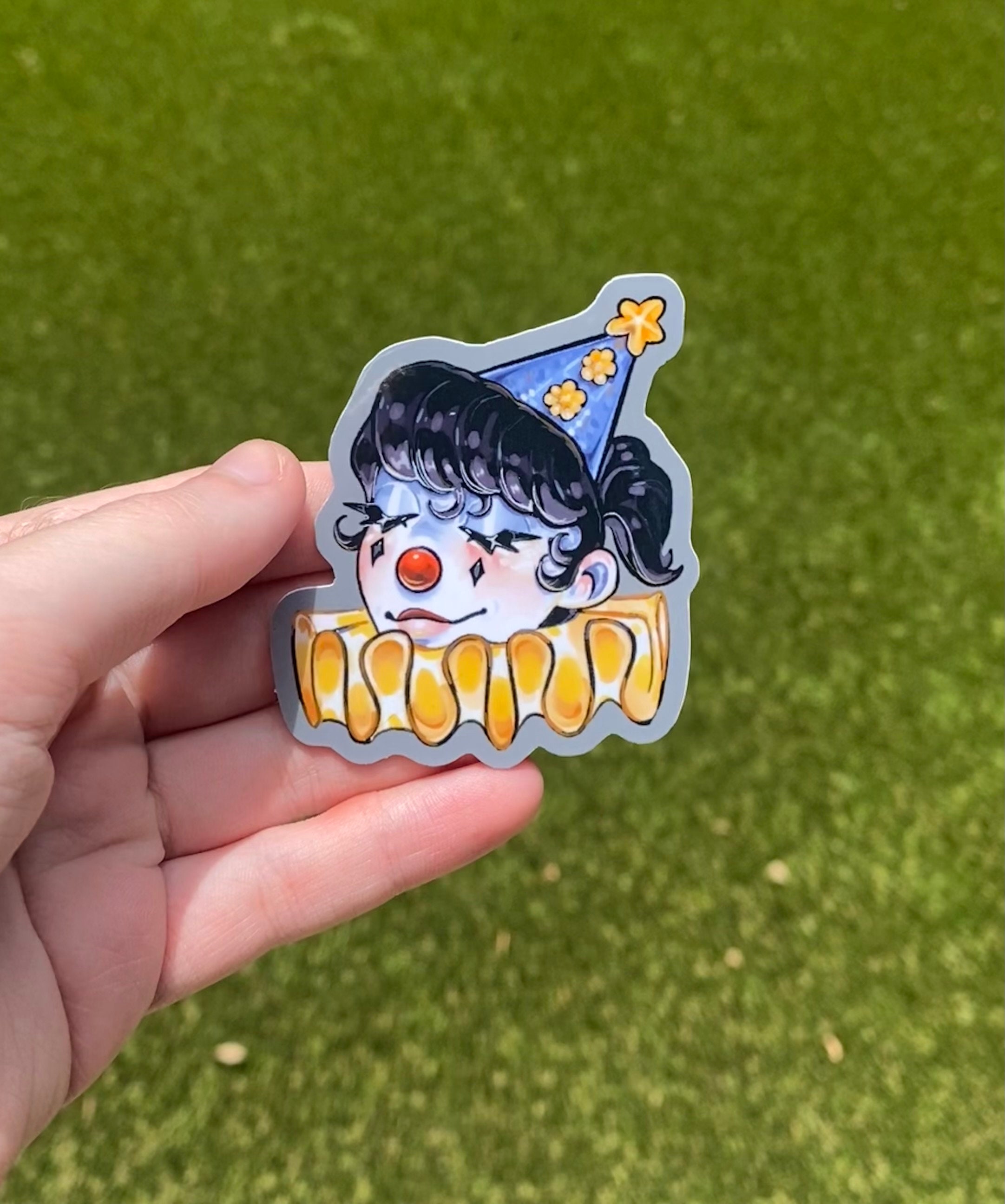 Clown Girl Sticker / Vinyl Sticker / Laptop Sticker / - Etsy