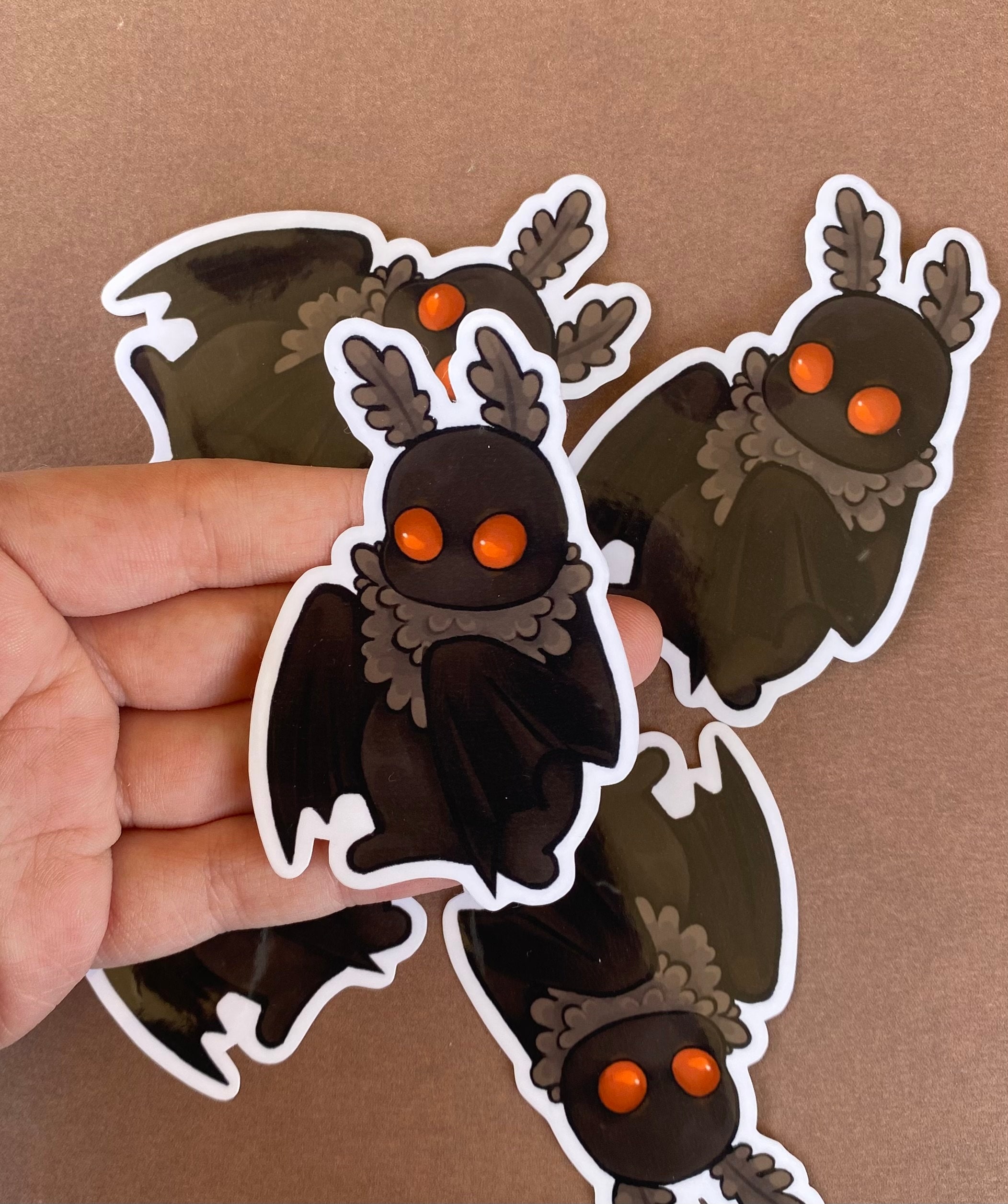 Mothman Sticker / Vinyl Sticker / Laptop Sticker / Cryptidcore - Etsy
