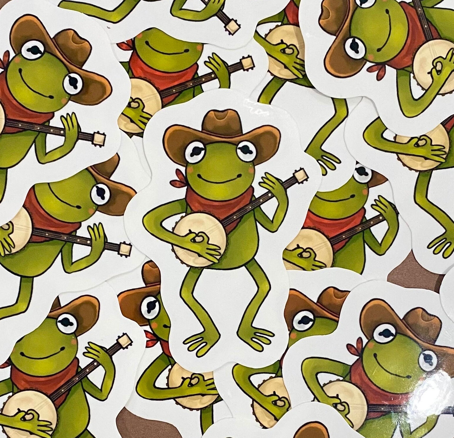 Cowboy Kermit Sticker / Vinyl Sticker / Laptop Sticker / Clowncore ...