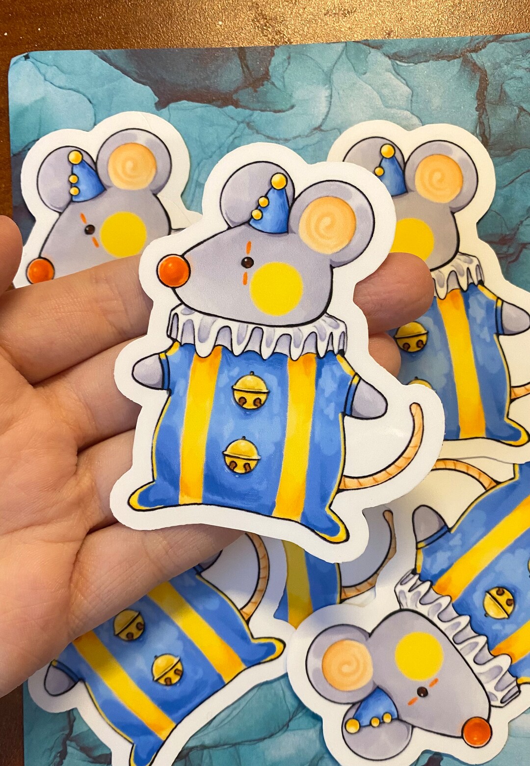 Rat Clown Sticker / Vinyl Sticker / Laptop Sticker / Cute Clowncore ...