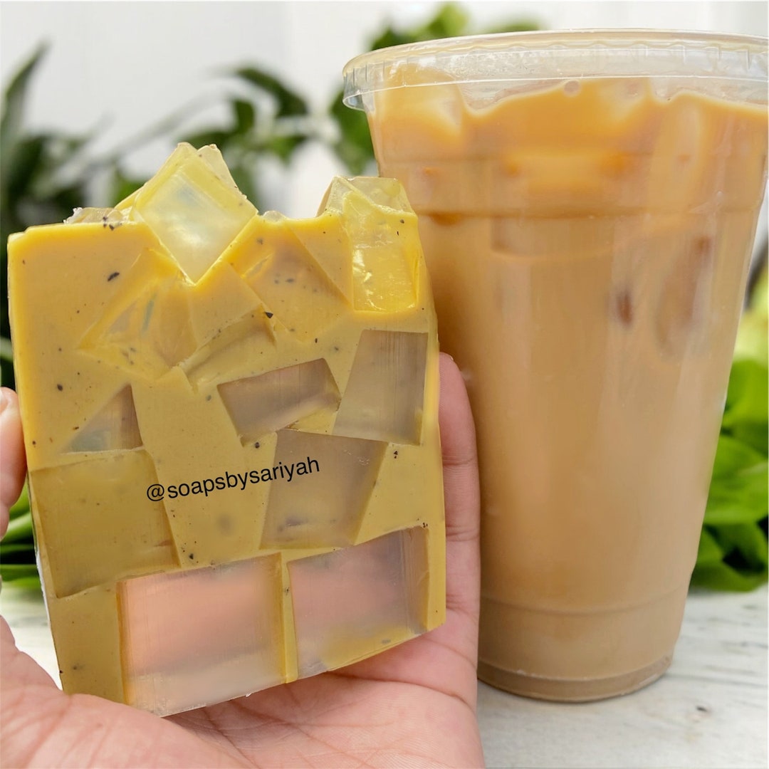 Exfoliating Iced Coffee Bar Soap :iced Coffee Soap Bar/ Artisan Soap ...