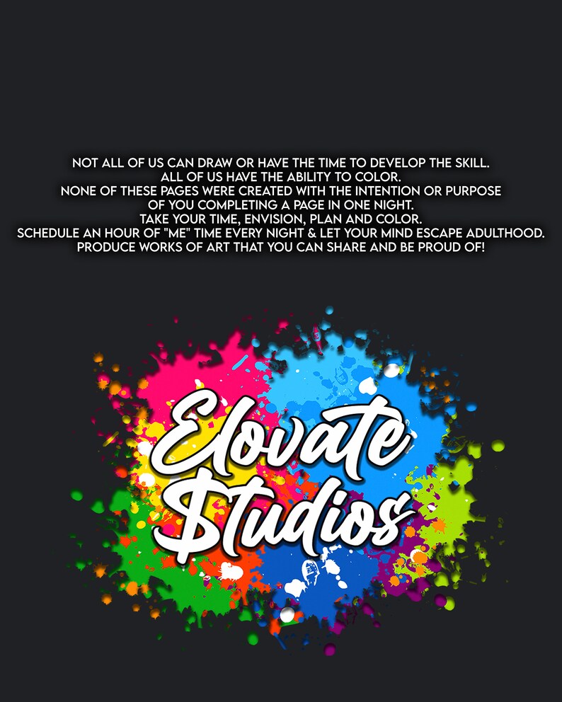 Color Me Impressed Digital Coloring Book - Etsy