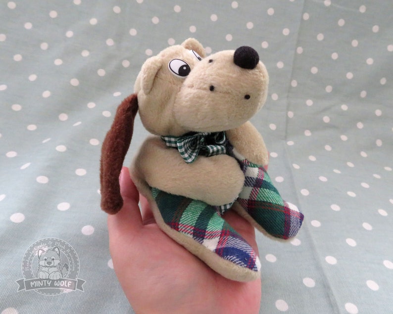 Adopt Dozer the Dog Upcycled Plush - Etsy