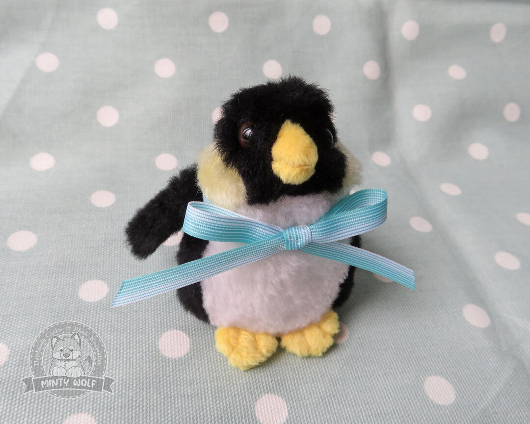 Adopt Bebe the Penguin - Upcycled Plush - Etsy
