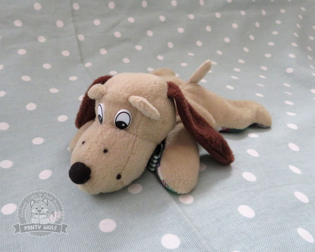 Adopt Dozer the Dog Upcycled Plush - Etsy