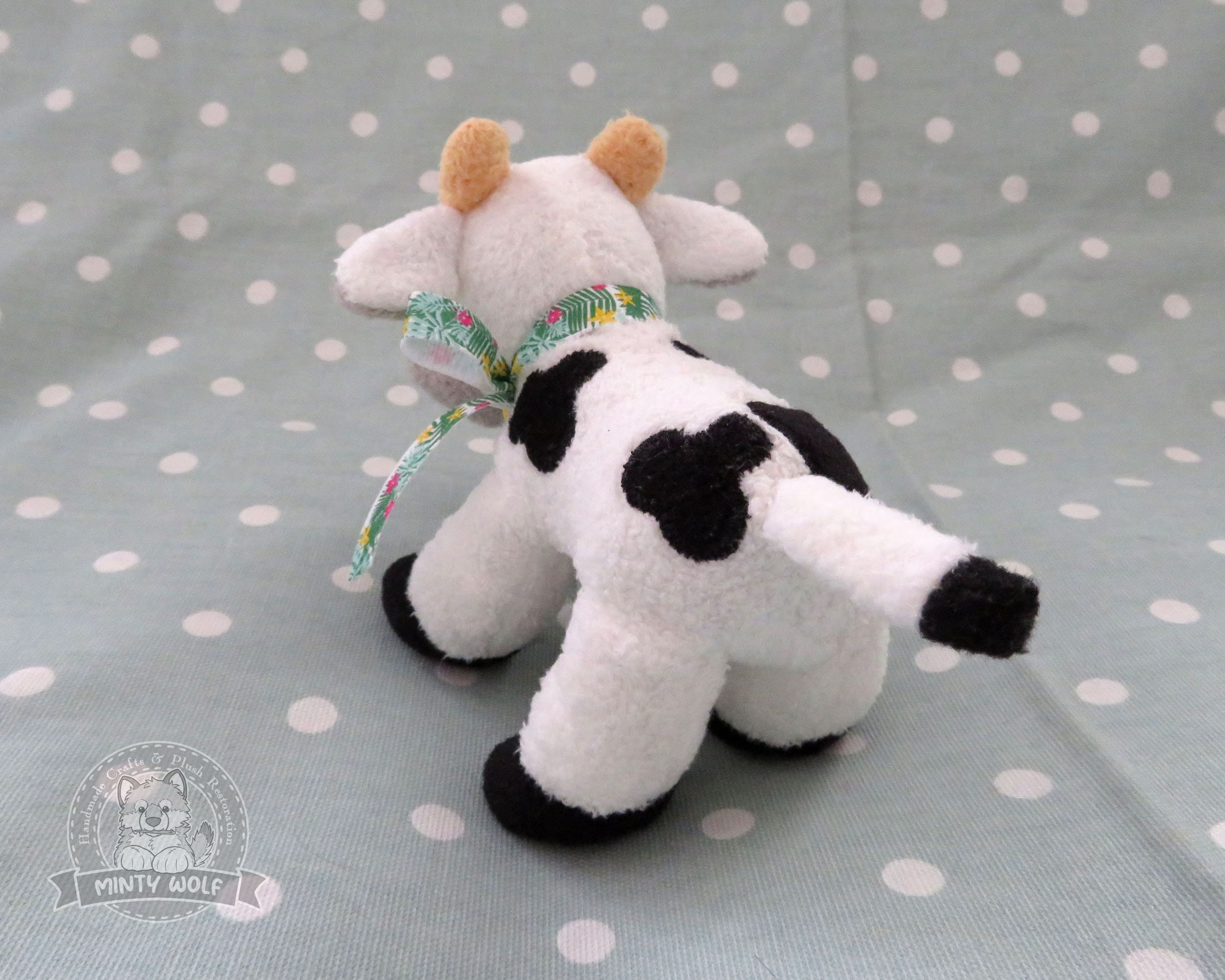 Adopt Clover the Calf Upcycled Plush - Etsy