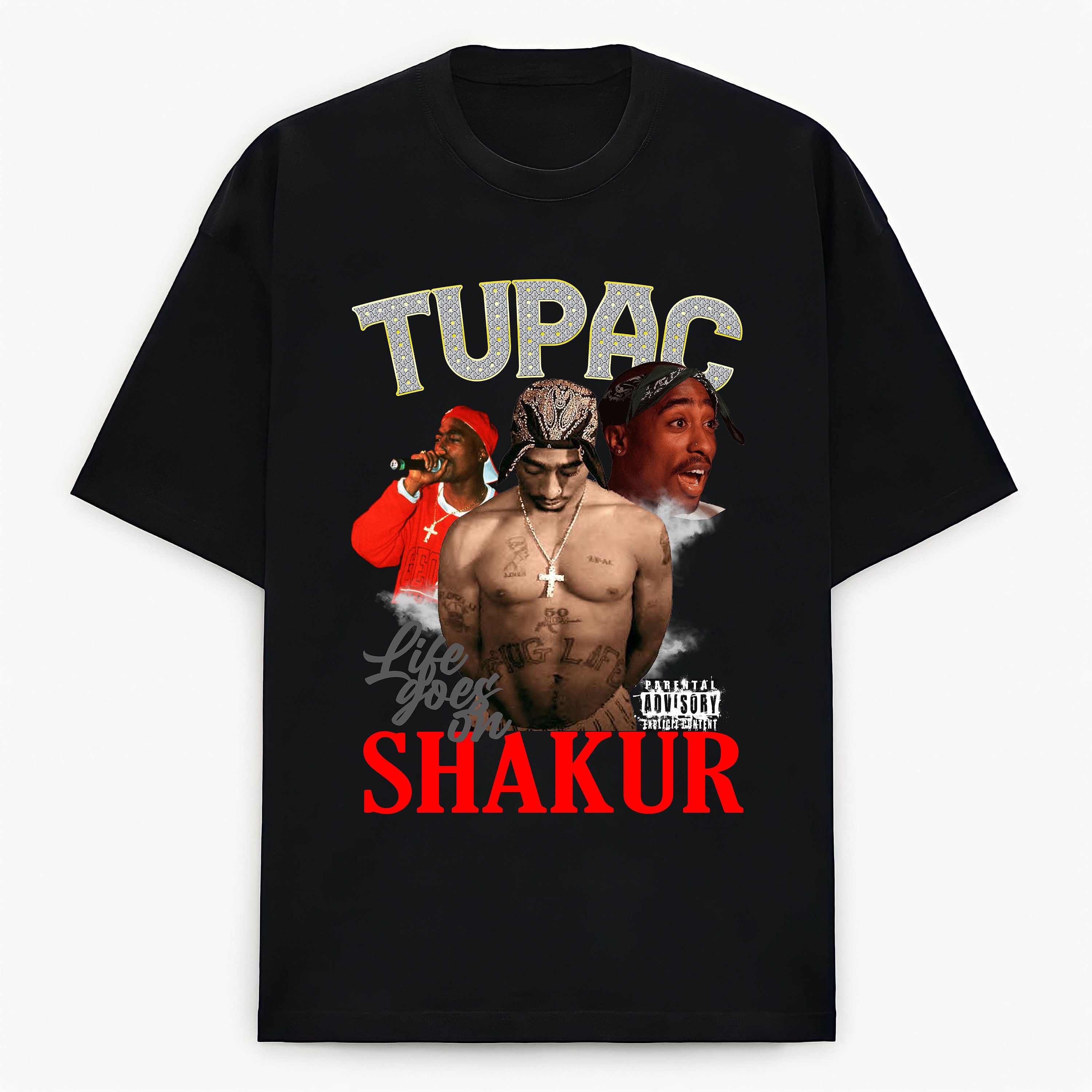 Tupac Shakur 2pac Hip Hop Vintage Bootleg Retro 90s Streetwear