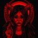 PRINT- Justice Tarot Card, Lilith - Etsy