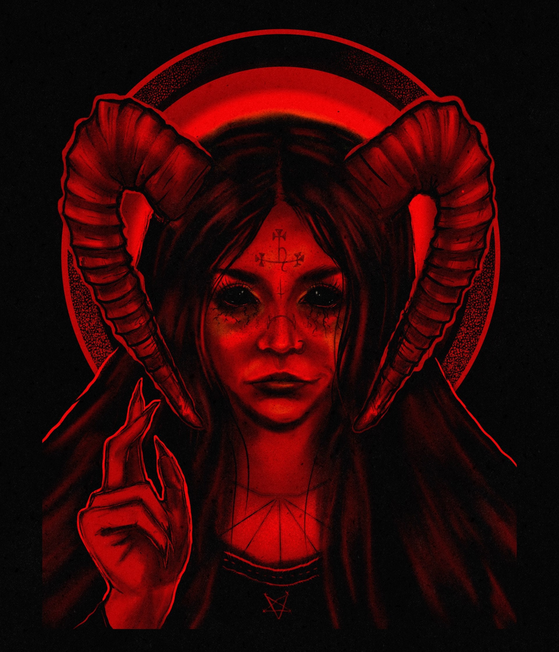 PRINT- Justice Tarot Card, Lilith - Etsy