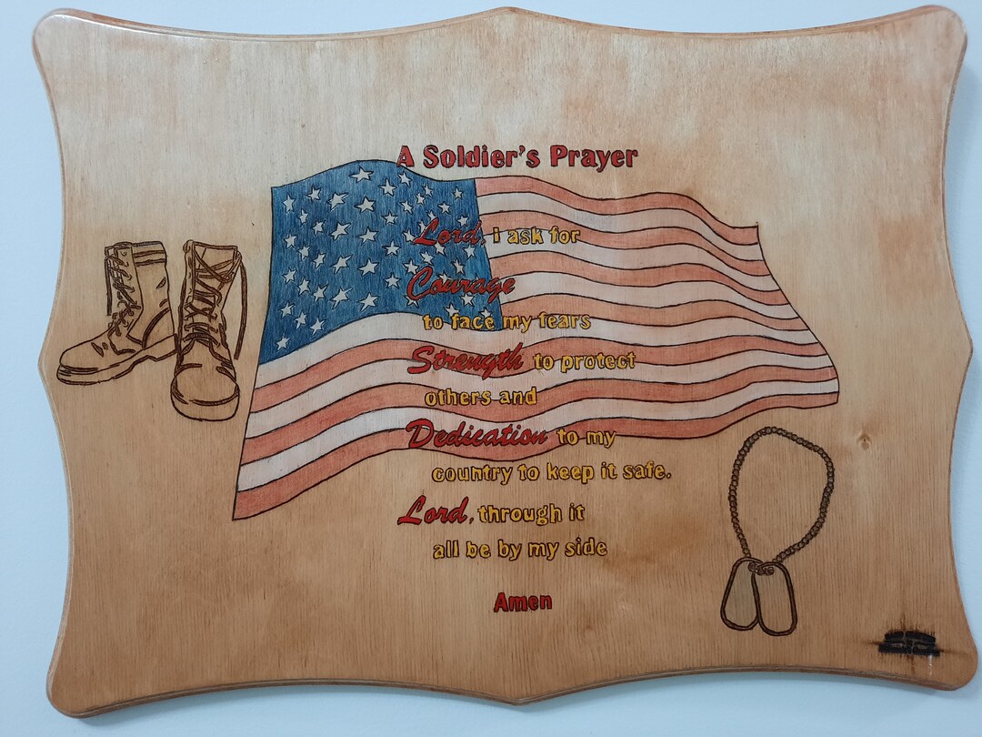 A Soldier's Prayer - Etsy