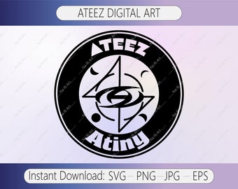 Ateez Logo Vector - Etsy