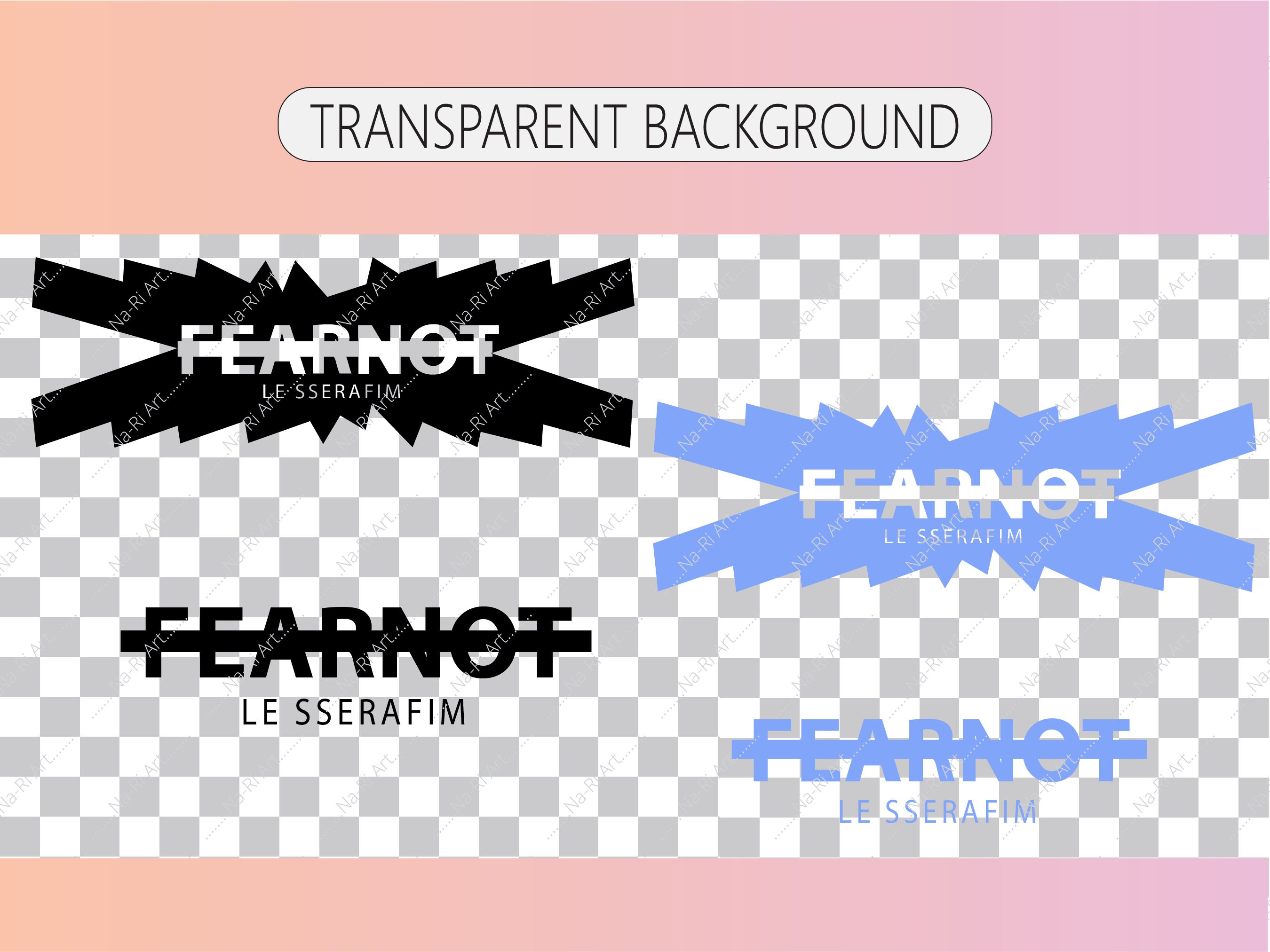 Le Sserafim Fearnot SVG PNG JPG Pdf Fan Club Name Sticker - Etsy Canada