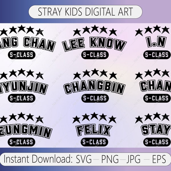 Stray kids logo svg - Etsy México
