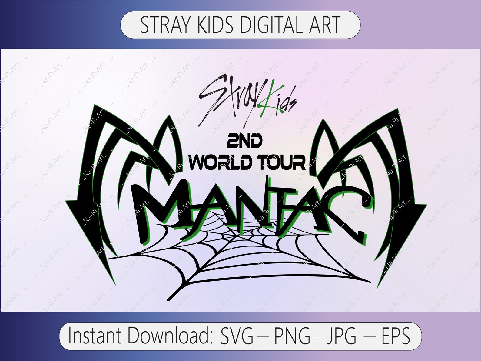 Stray Kids Maniac World Tour SVG PNG JPG Eps Stray Kids - Etsy