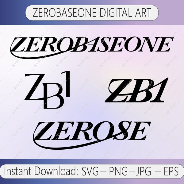Zerobaseone Svg - Etsy Canada