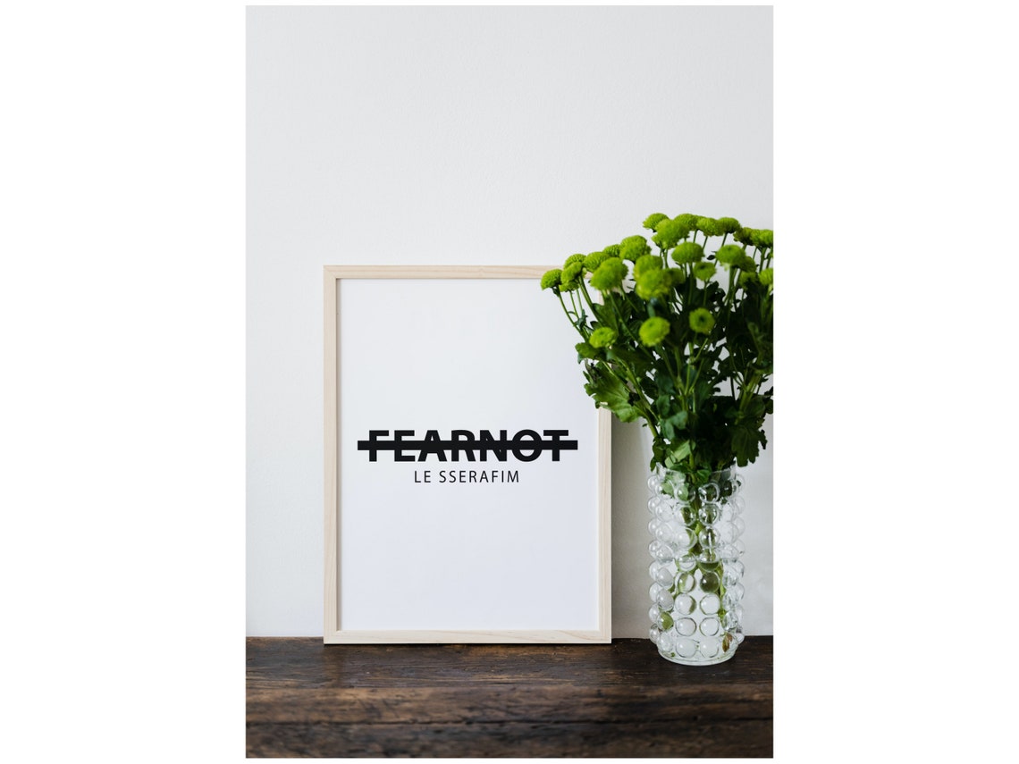 Le Sserafim Fearnot SVG PNG JPG Pdf Fan Club Name Sticker - Etsy Canada