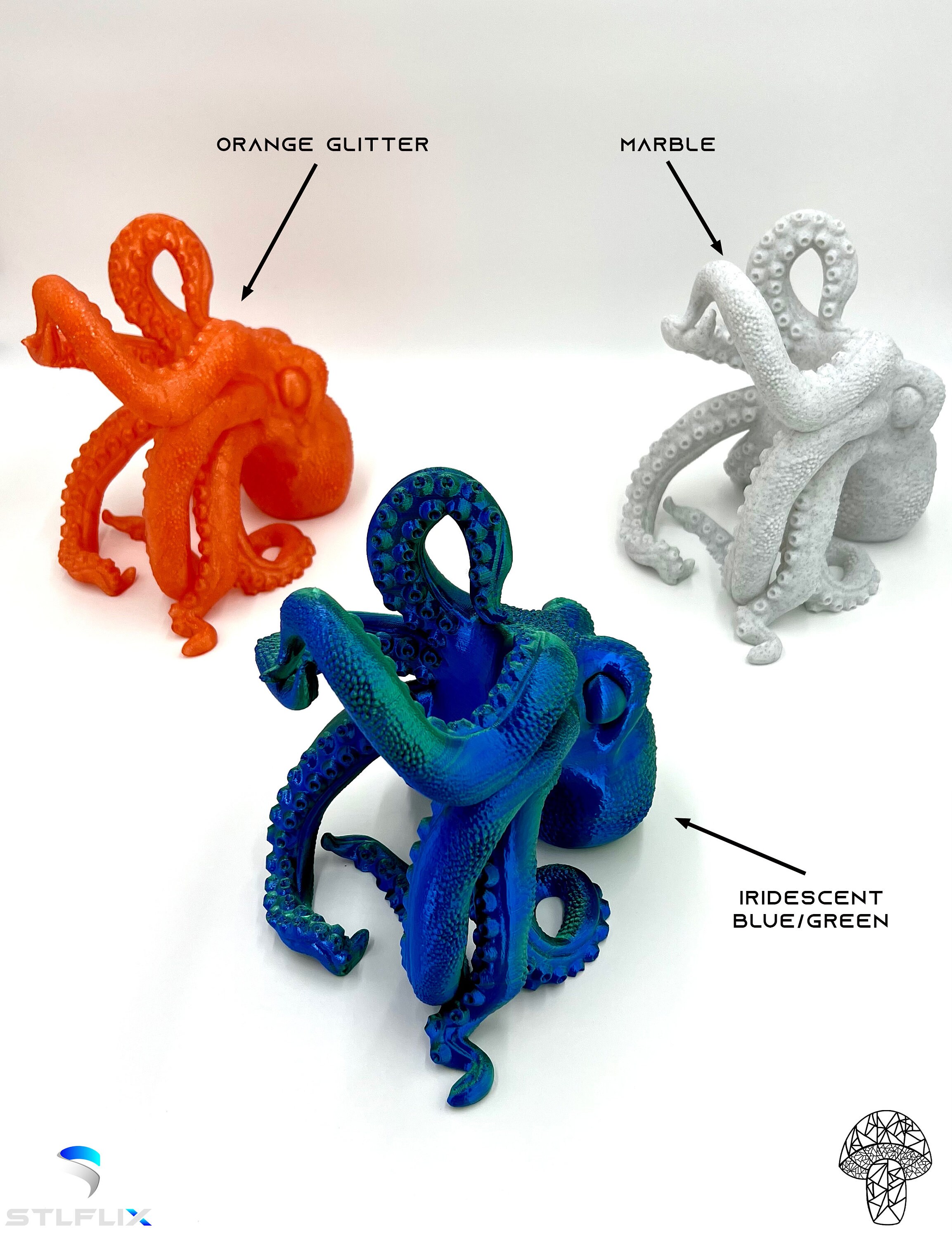 Octopus Wine Bottle Holder Wine Rack 3D Printed - Etsy