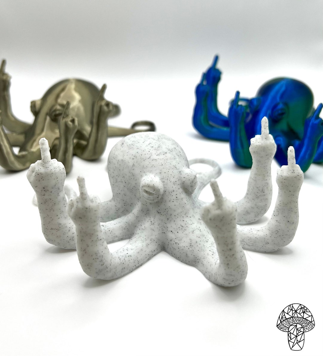 Fucktopus Octopus Middle Finger Rude Vulgar Prank Gift - Etsy