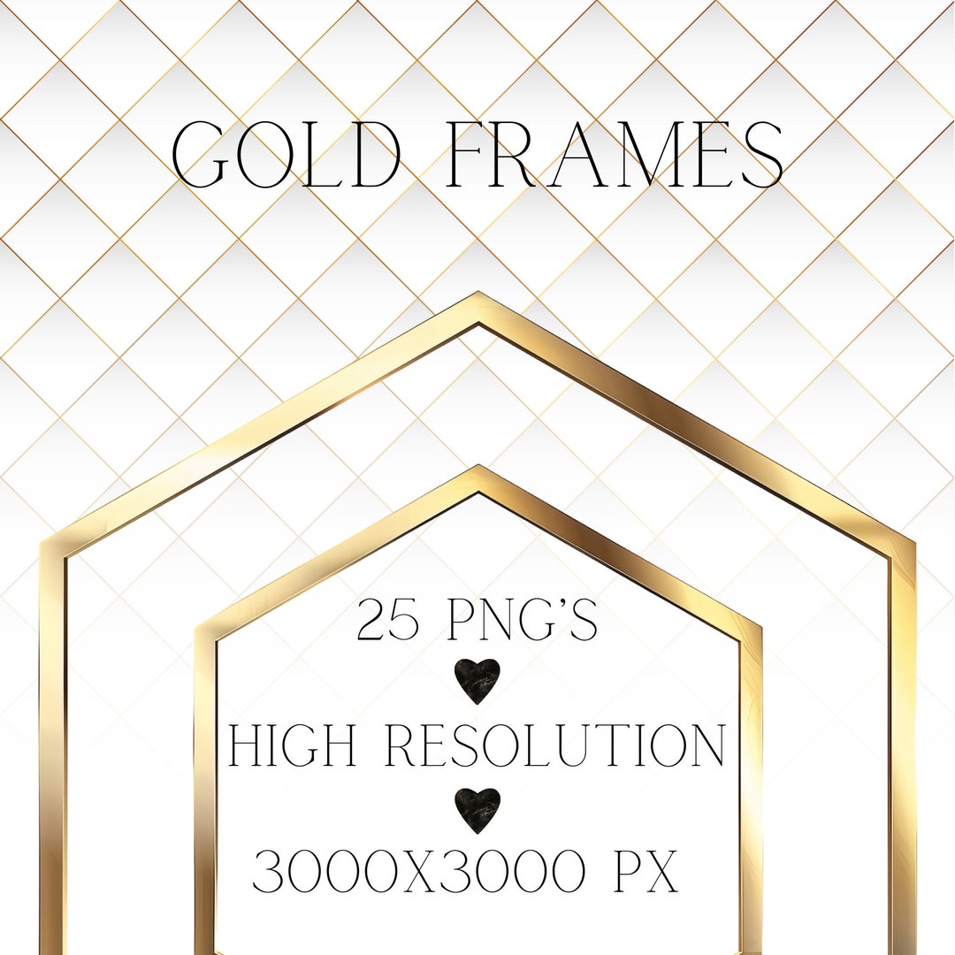 Gold Frames PNG Golden Frames Card Design Gold Transparent Frames ...