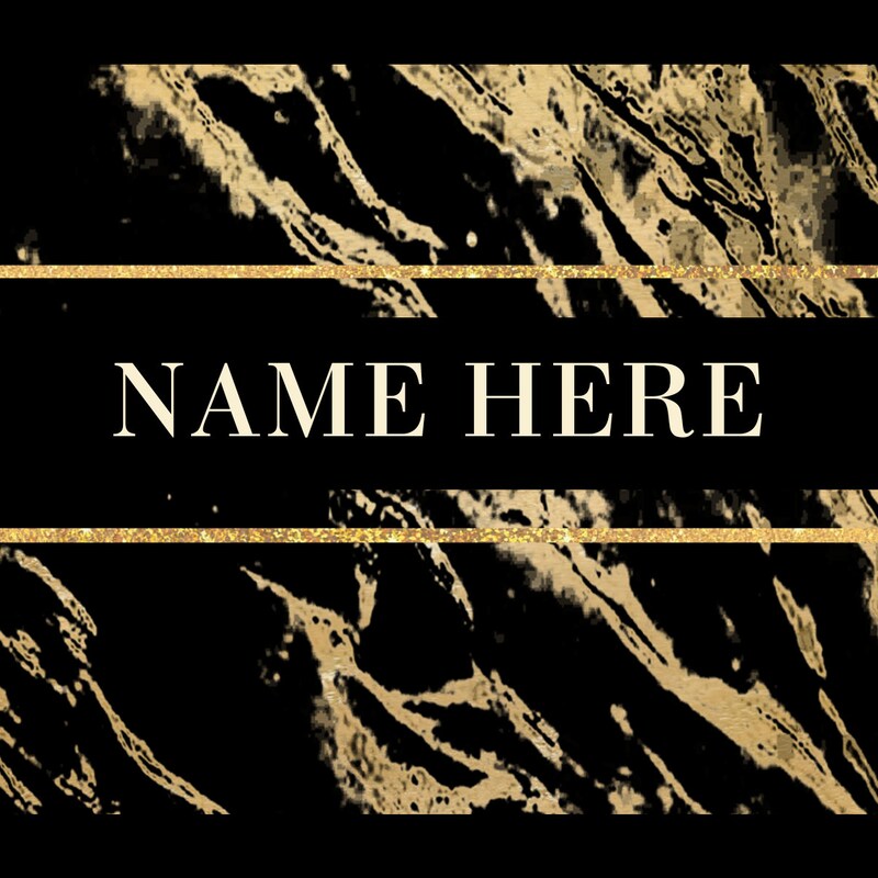 Marble Business Card - Etsy