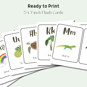 Hawaiian Educational Printable, Hawaiian Alphabet, 'Ōlelo Hawai'i ...